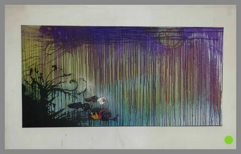 Profondeur intime, tableau - Djaymes, sculpteur d'acier